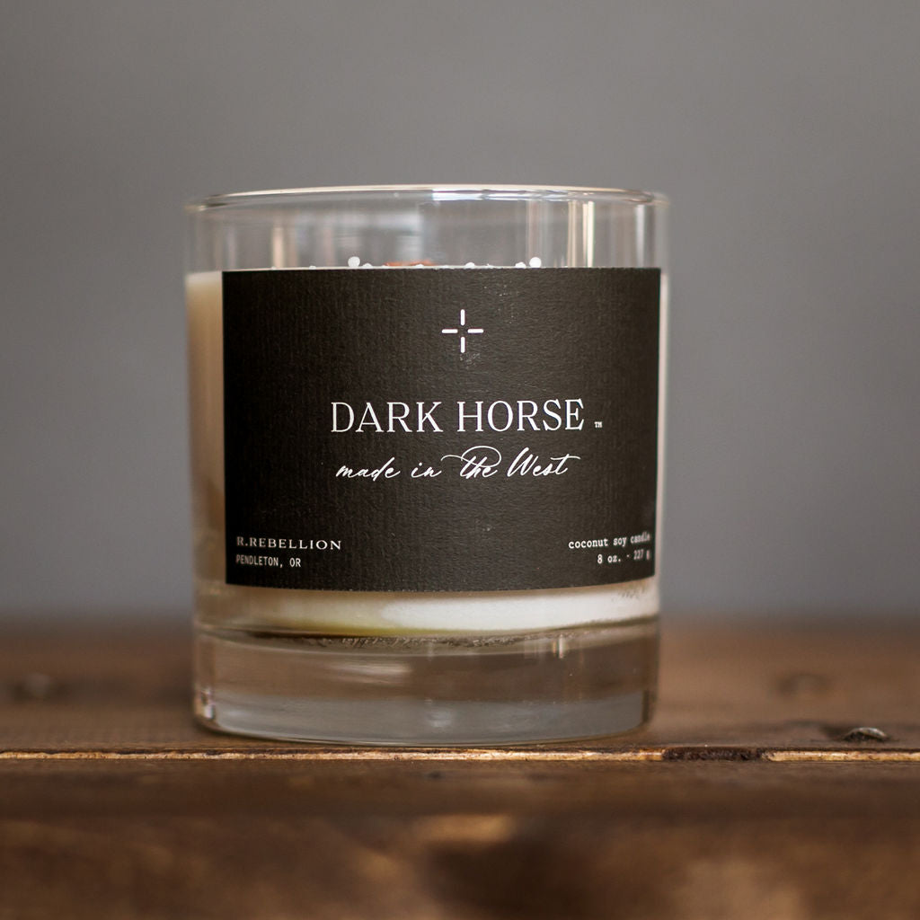 Dark Horse Candle 8 oz. | R. Rebellion Wholesale