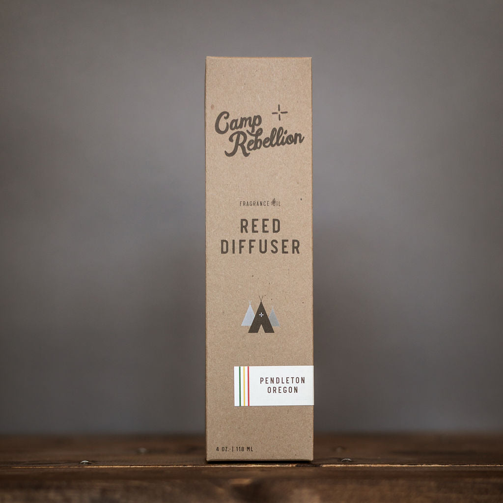 Pendleton Oregon Reed Diffuser "Camp Rebellion" | R. Rebellion Wholesale