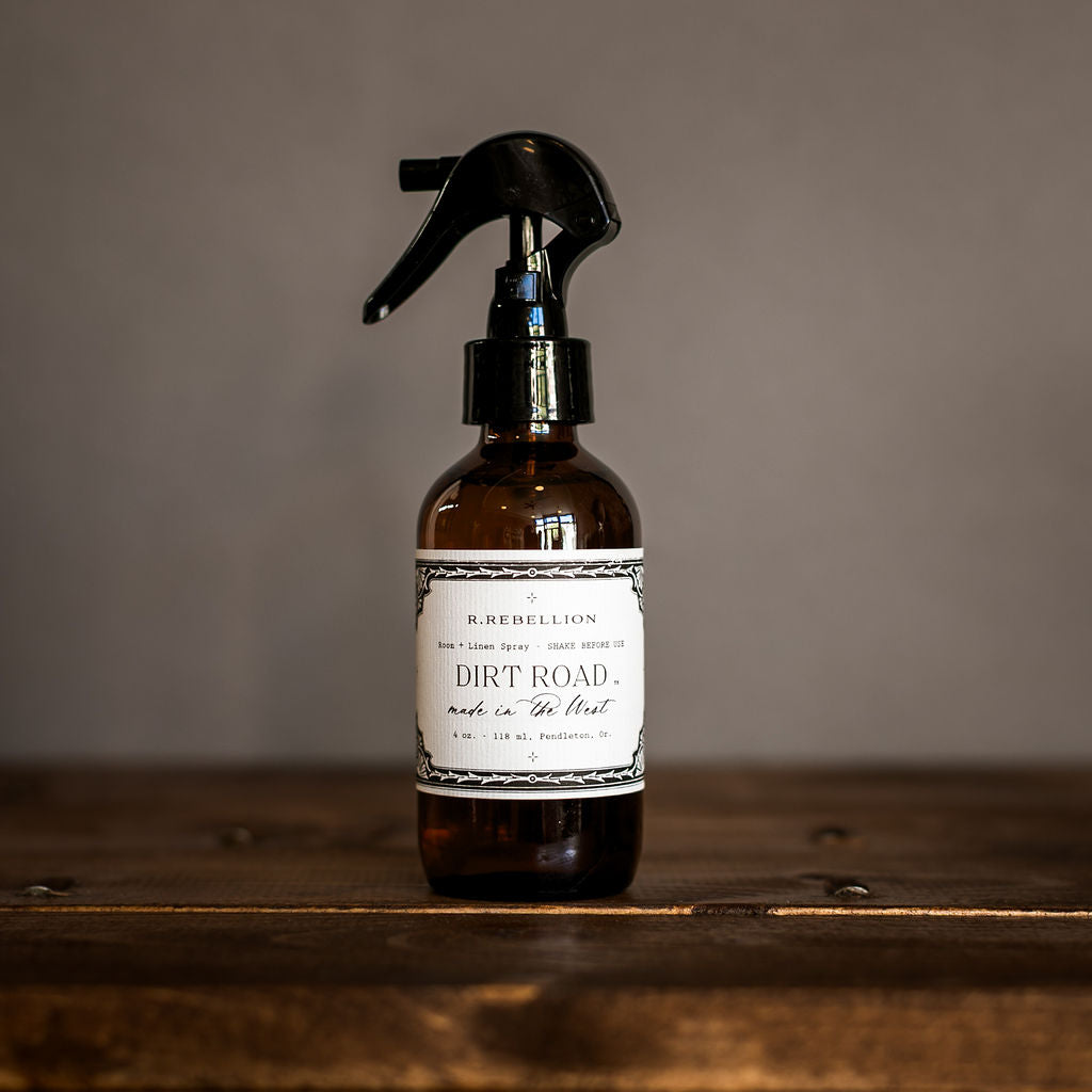 Dirt Road Room + Linen Spray 4 oz. | R. Rebellion Wholesale