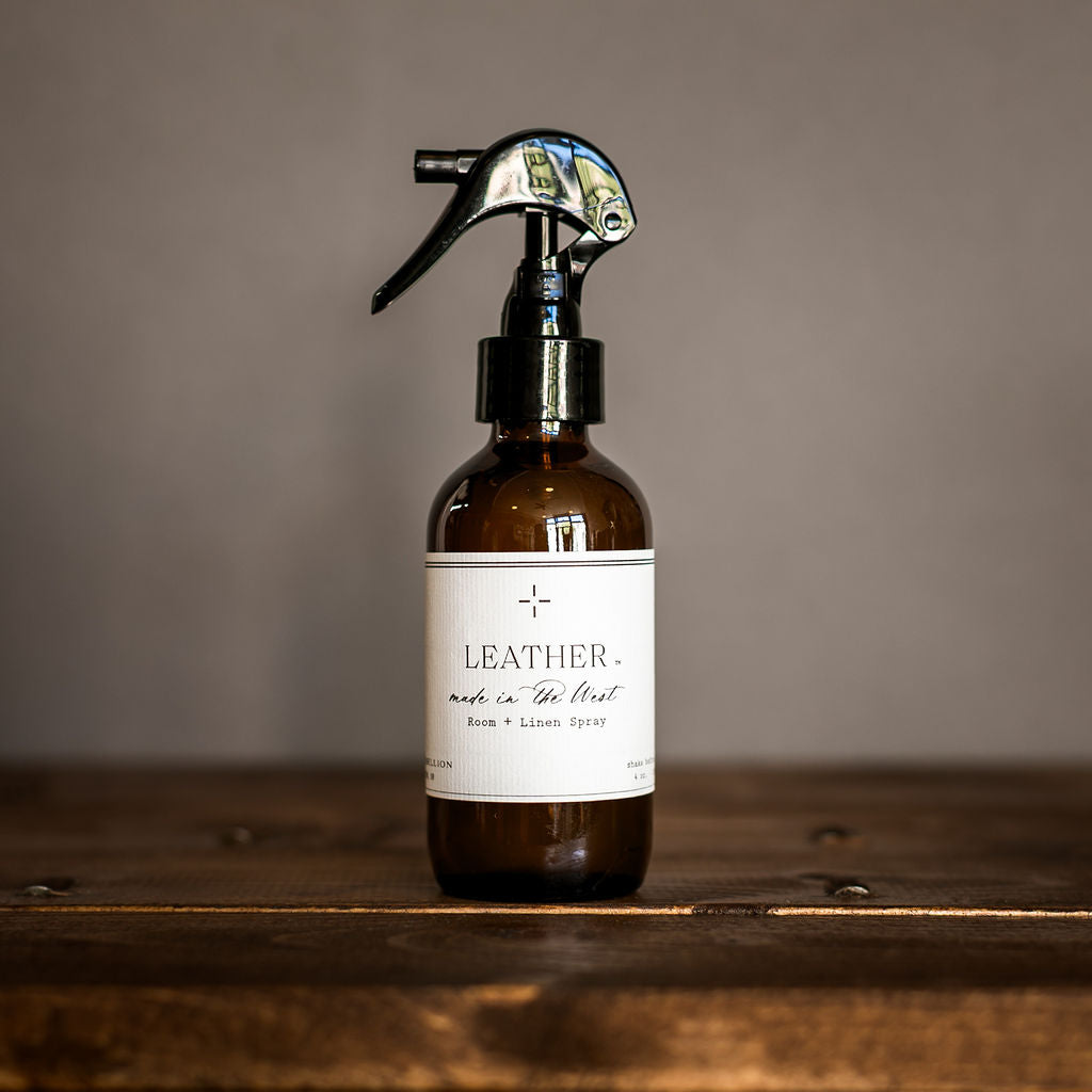 Leather Room + Linen Spray 4 oz. | R. Rebellion Wholesale